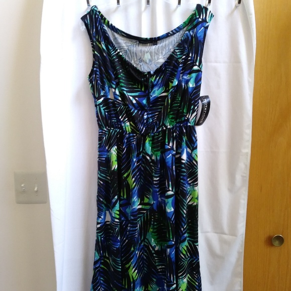 Notations | Dresses | New Notations Midi Hi Lo Scoop Neck Dress Sleeve ...